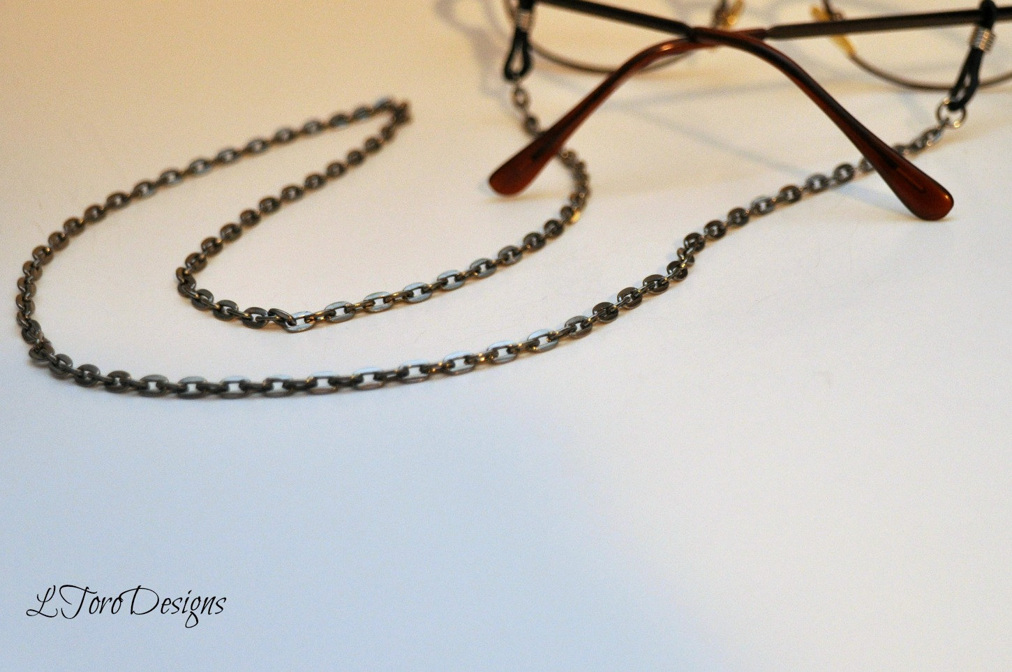 Men's Eyeglass Chain Rustic Glasses Chaingunmetal - Etsy