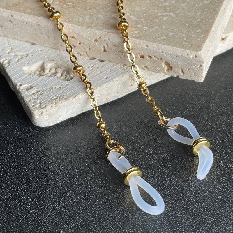 Gold Eyeglass Chain - Etsy