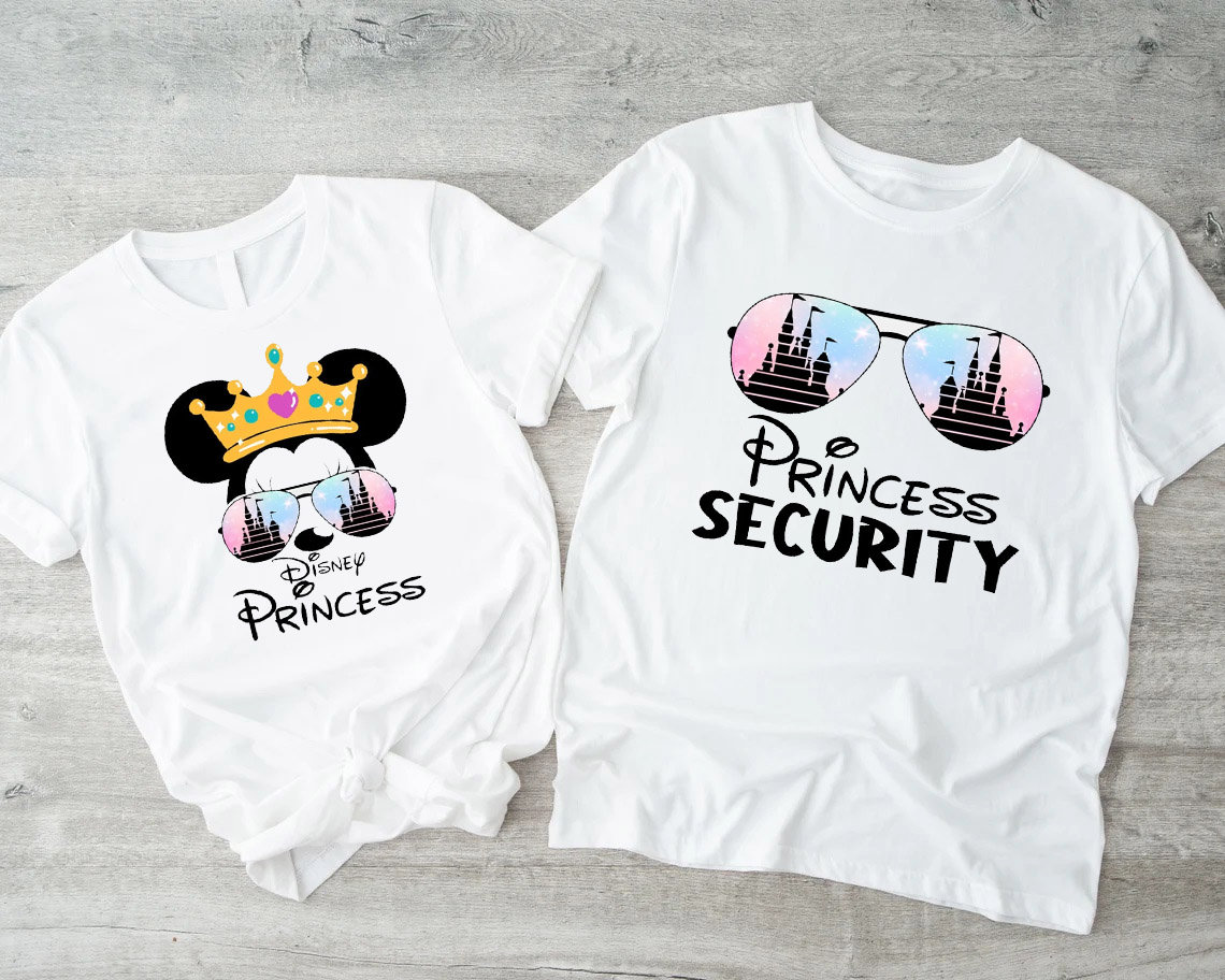 Disney Princess Security Shirt, Disney Dad Shirt, Disney Father's Day ...