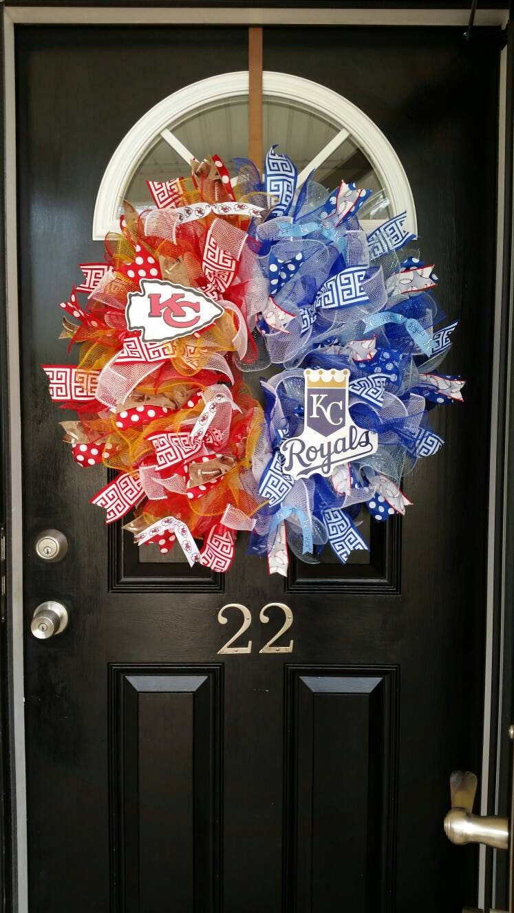 House Divided Wreath House United Wreath One City Two Teams | Etsy