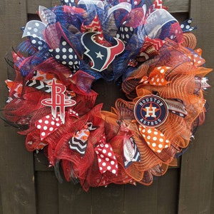 House Divided Wreath House United Wreath Three Teams One City - Etsy