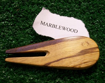 Handcrafted exotic wood divot repair tools by ExoticWoodDivotTools
