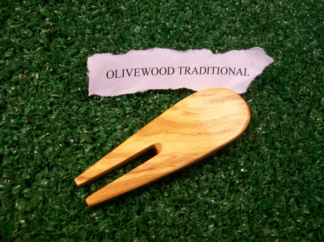 Olivewood "traditional" Style Divot Repair Tool - Etsy