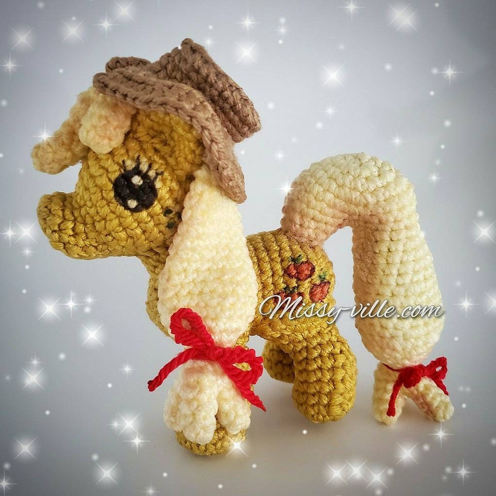 5 Crochet Mlp Applejack. My Little Pony. Amigurumi - Etsy