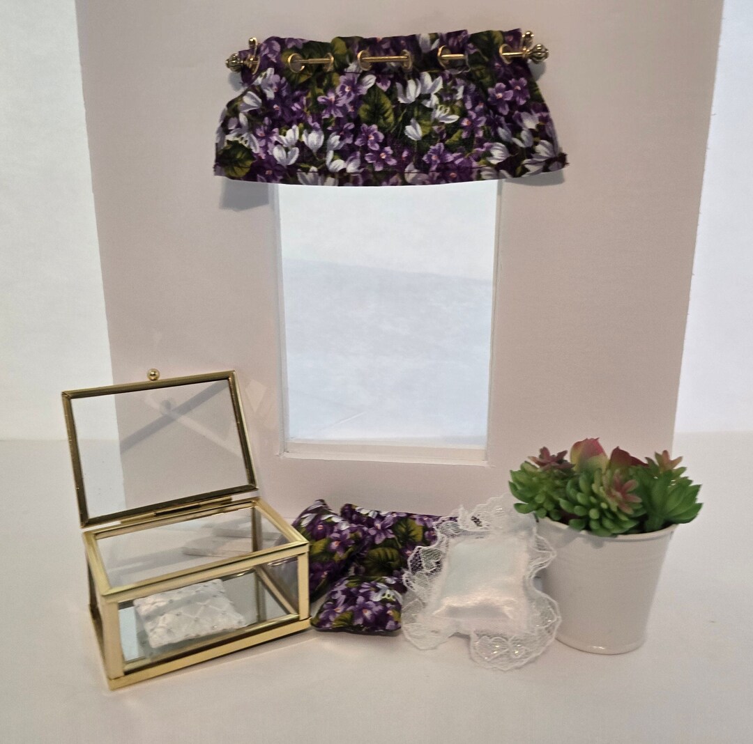 Curtain Rods for Doll Houses, Doll House. Miniature Accessory, Curtain ...