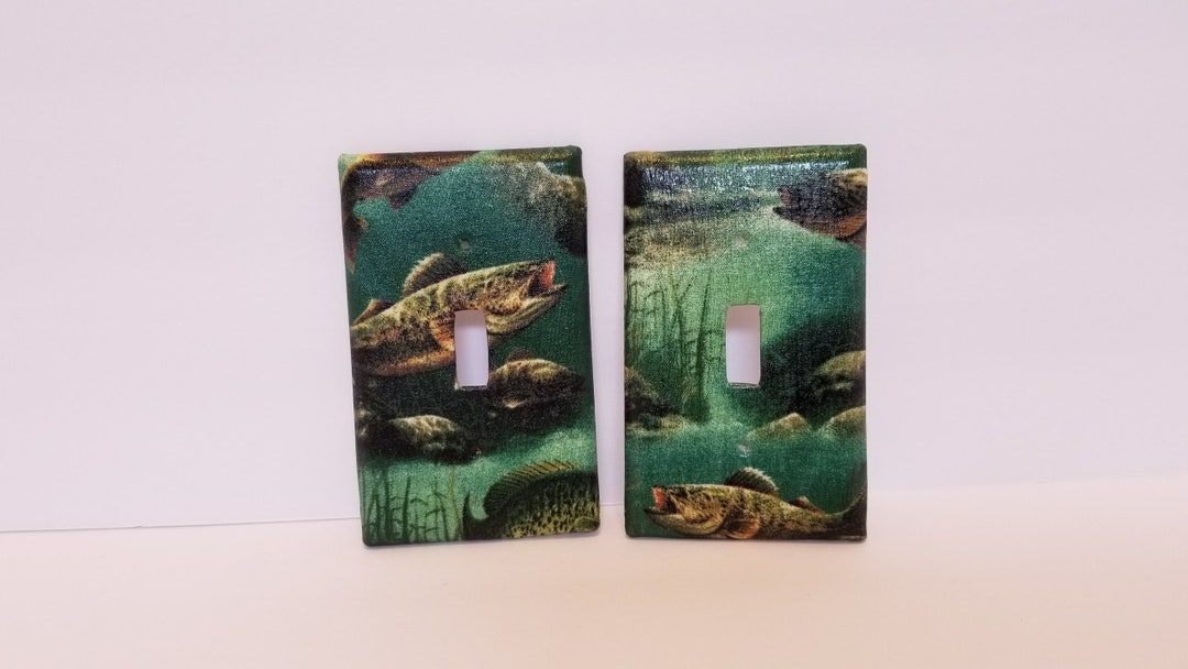 Fishing Light Switch Plate Cover for Father's Day - Etsy
