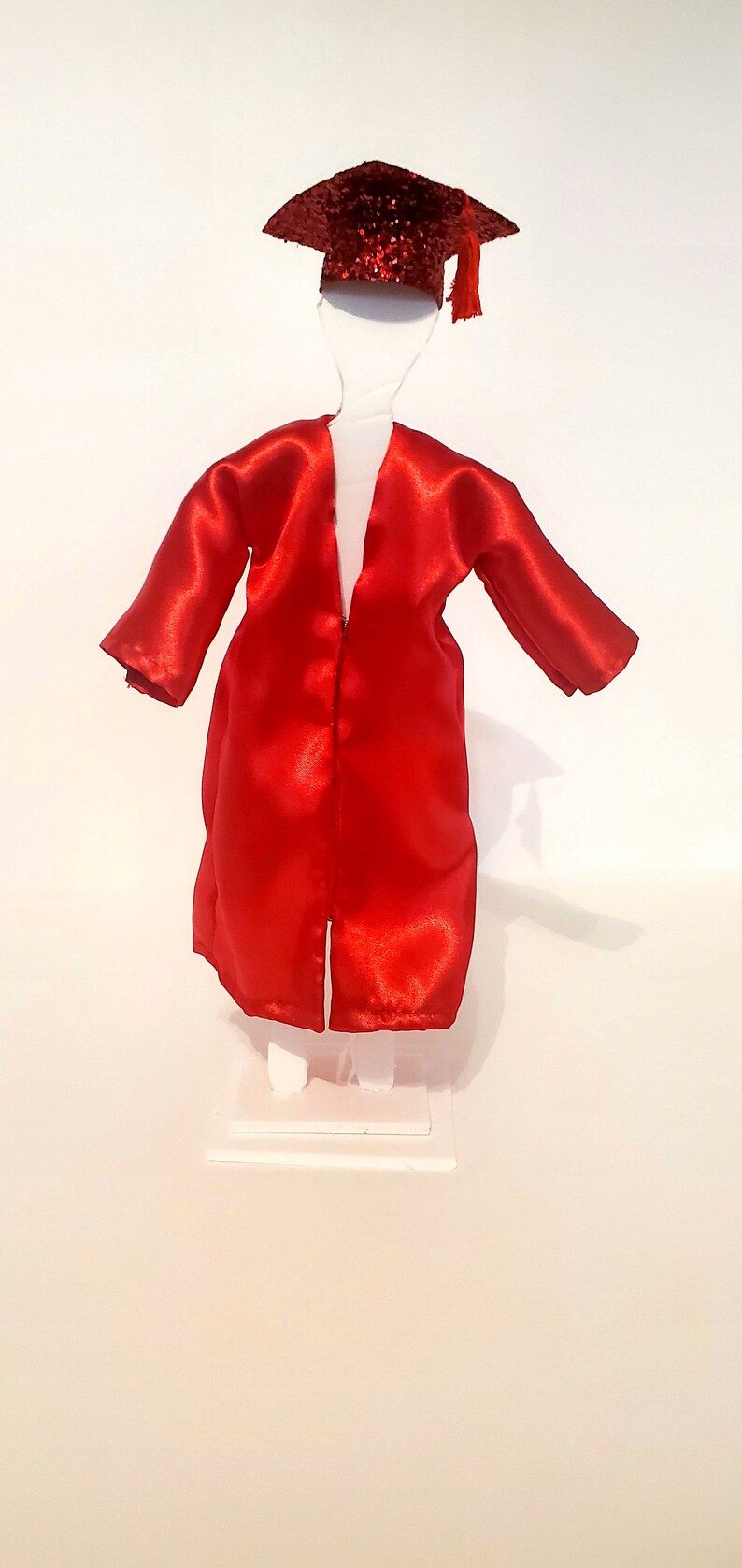 Graduation Cap and Gown for Doll Miniature Graduation Gown - Etsy