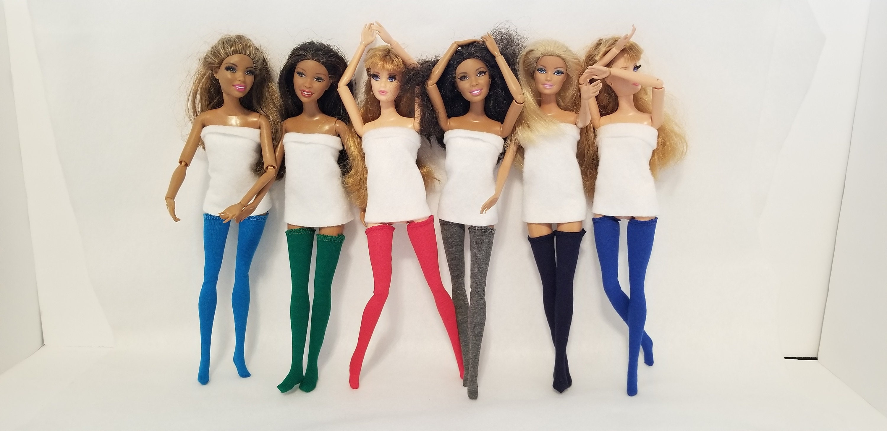 Barbie Doll Stockings Red Stockings Barbie Clothes Easy On Etsy