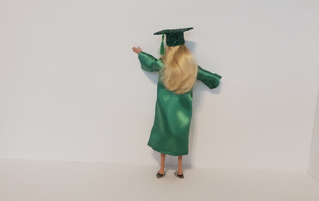 Miniature Graduation Gown and Cap in Green - Etsy