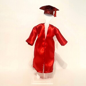 Graduation Cap and Gown for Doll Miniature Graduation Gown - Etsy