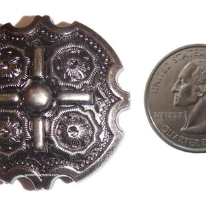 Crown Imperial Concho Antique Silver Concho Size 1 1/2" C195 - Etsy