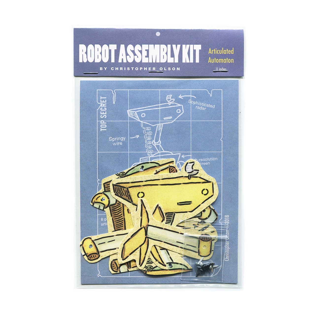 Robot Assembly Kit, Articulated Paper Doll - Etsy
