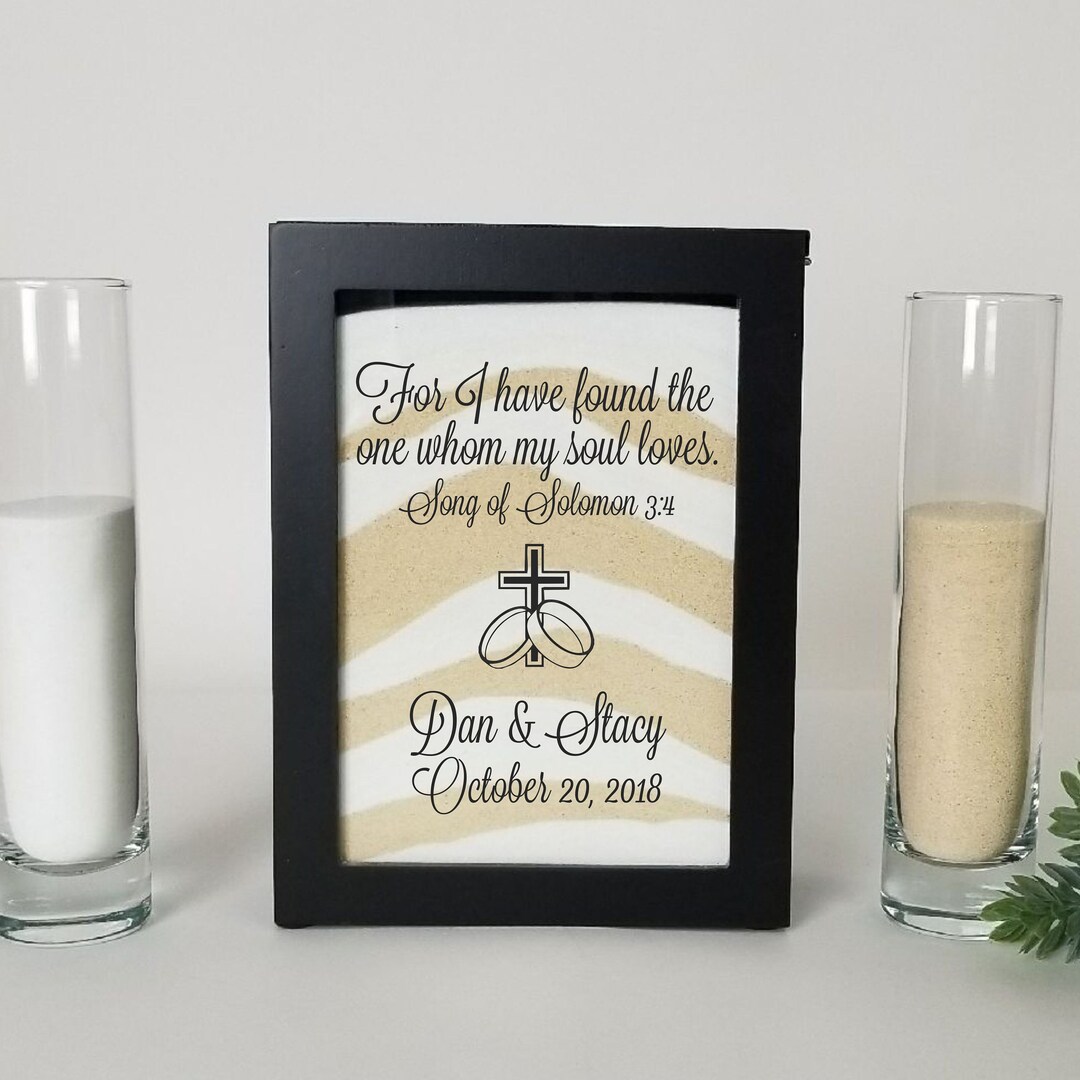 Unity Sand Ceremony Shadow Box Set, for I Have Found the One Sand Frame ...