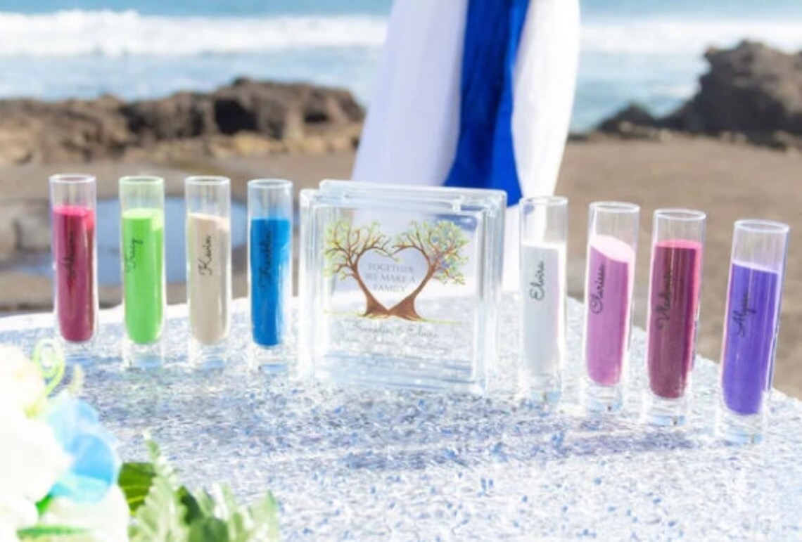 Blended Family Wedding Sand Ceremony Kit With Lid Unity - Etsy