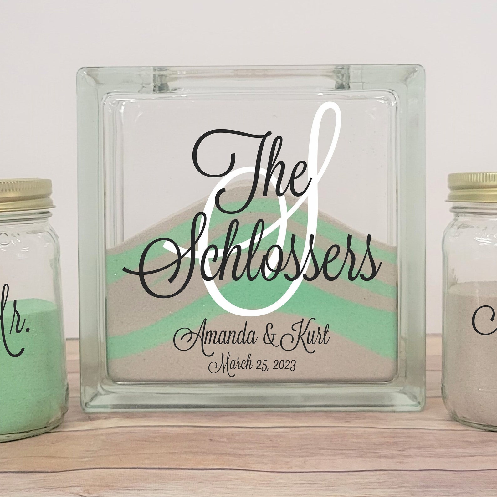 Unity Sand Ceremony Kit, Unity Candle Alternative, Sand Set for Beach ...