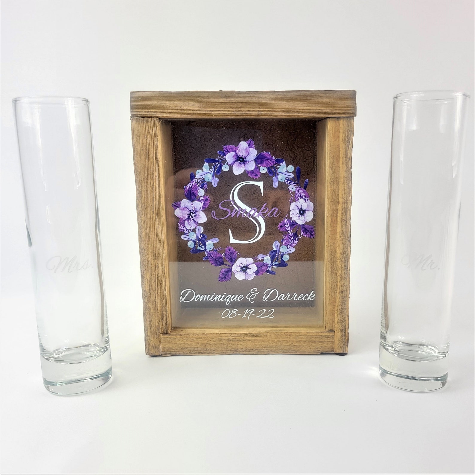 Unity Sand Kit for Wedding Rustic Sand Ceremony Shadow Box - Etsy