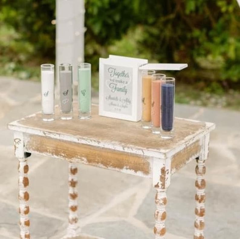 Blended Family Wedding Sand Ceremony Shadow Box Set Unity - Etsy