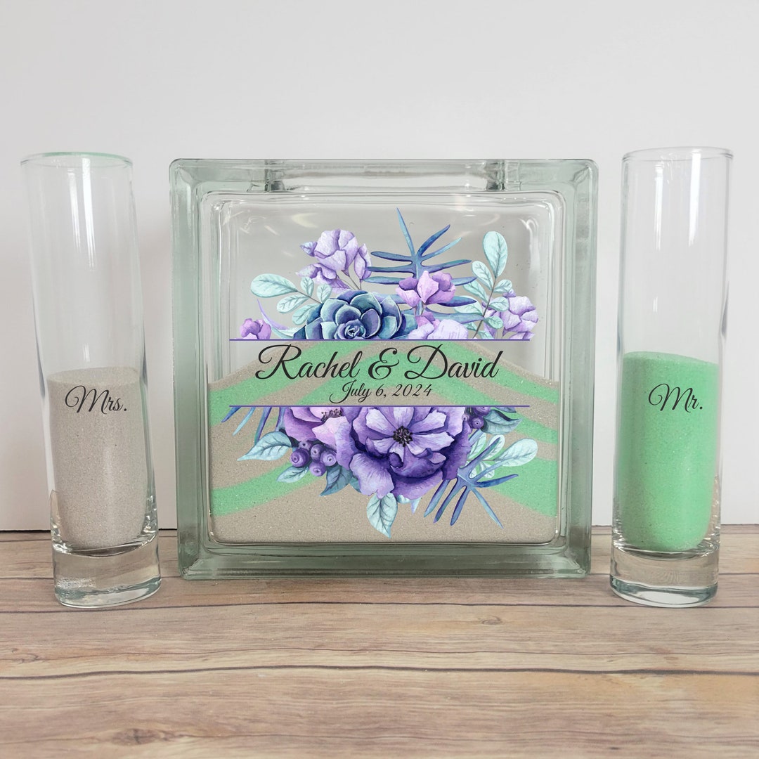 Unity Sand Ceremony Vase Set, Lid and Sand Included, Sand Jar With ...