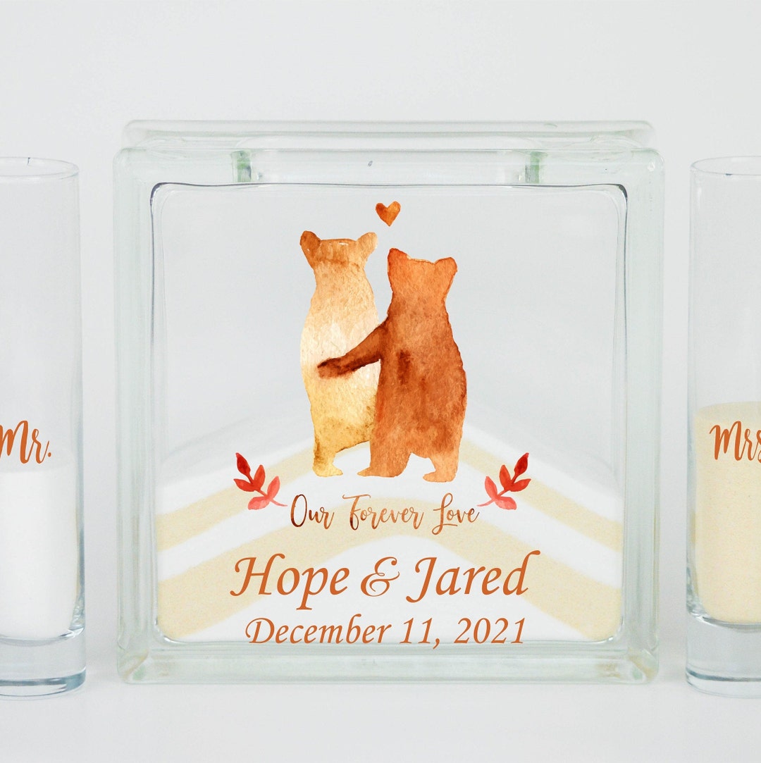 Sand Ceremony Set, Unity Sand Ceremony Set With Lid, Unity Candle ...