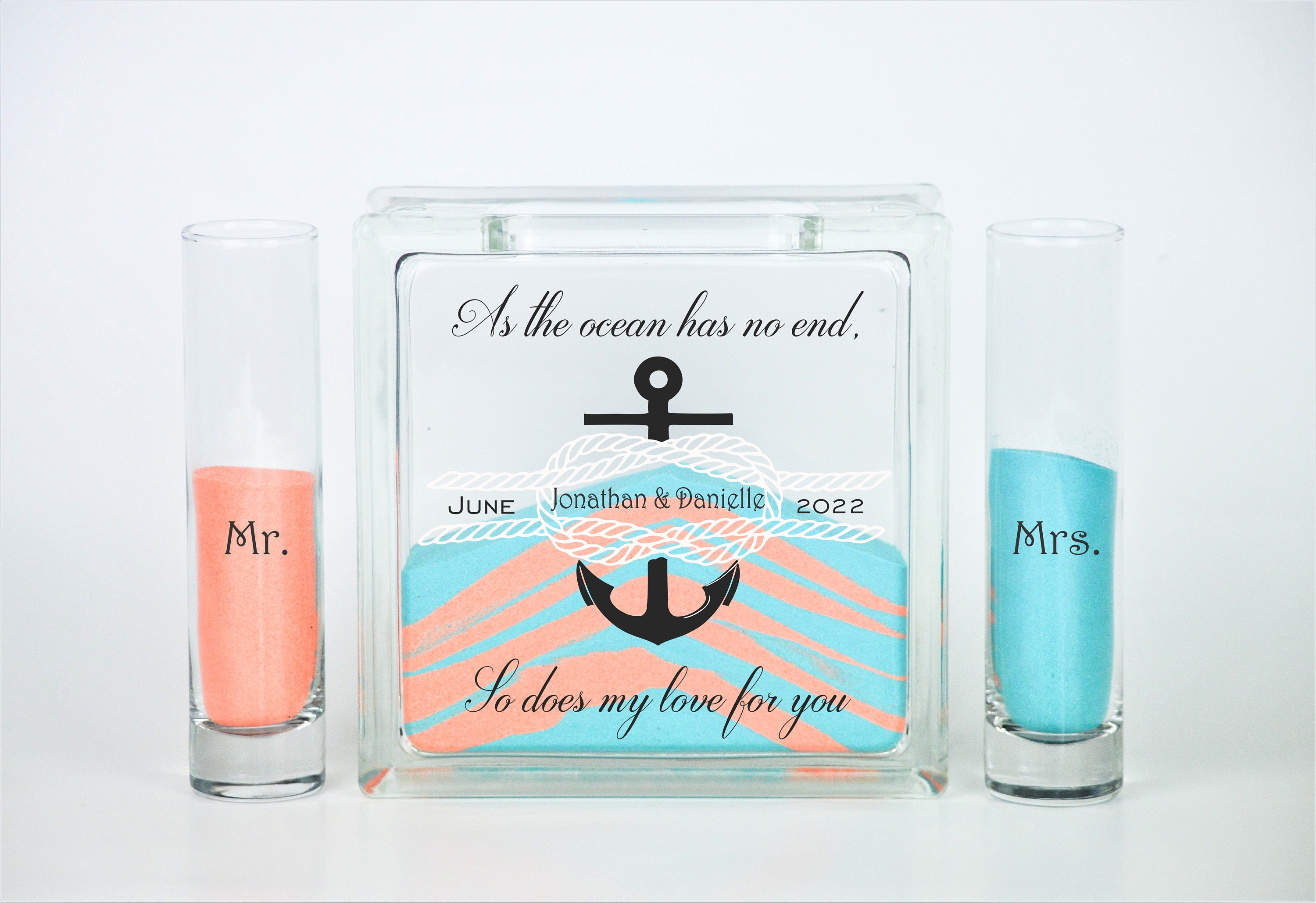 Party Supplies Anchor Wedding Theme Beach Nautical Wedding Unity Candle ...