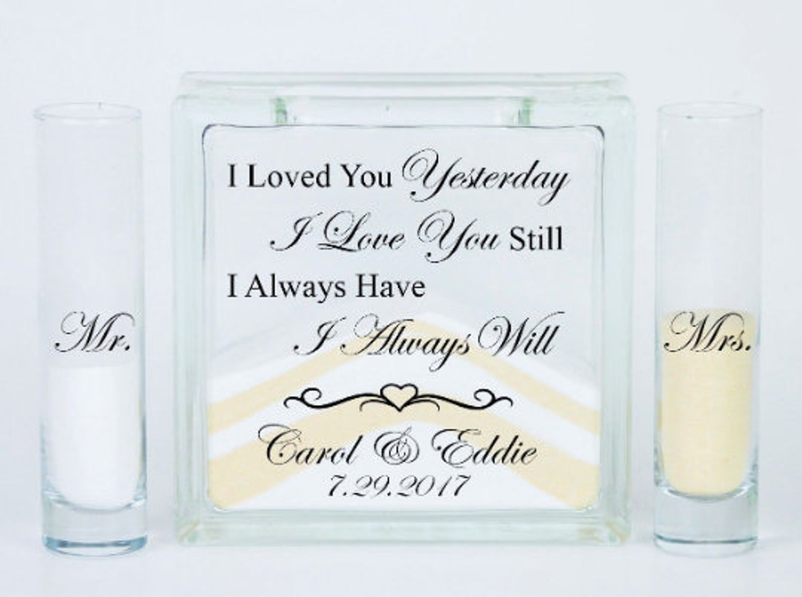Unity Candle Alternative Unity Sand Set Unity Sand Ceremony - Etsy