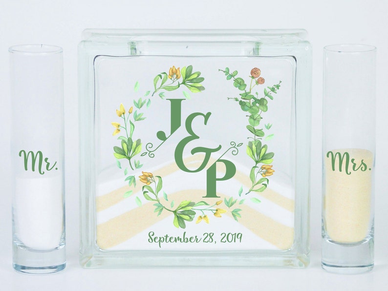 Unity Sand Ceremony Set Unity Candle Alternative Rustic - Etsy