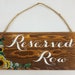 Reserved Row Wedding Sign - Rustic Sunflower Style Wedding Sign ...