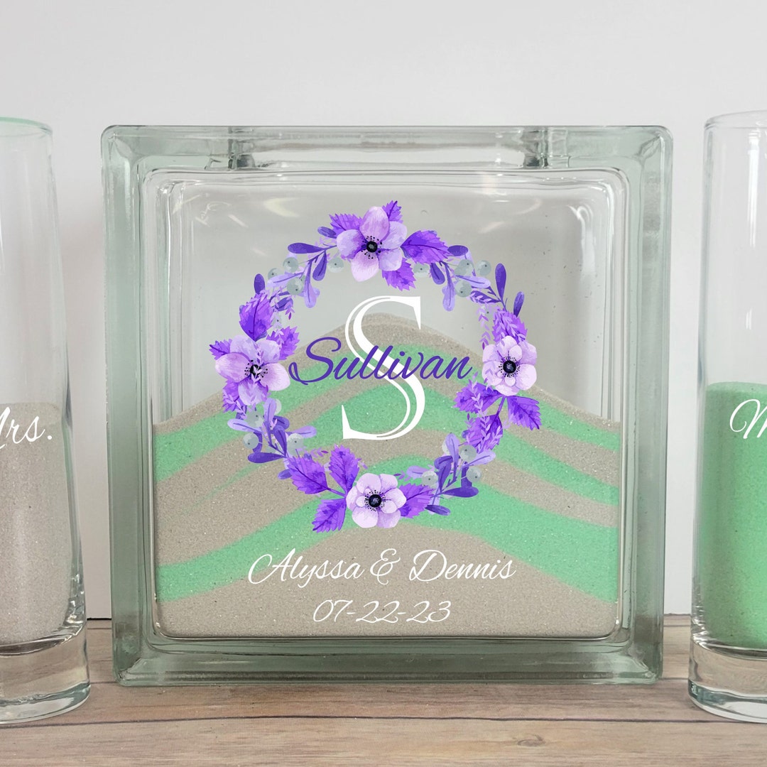 Wedding Unity Sand Set Ceremony Kit With Sand Included, Unity Candle ...