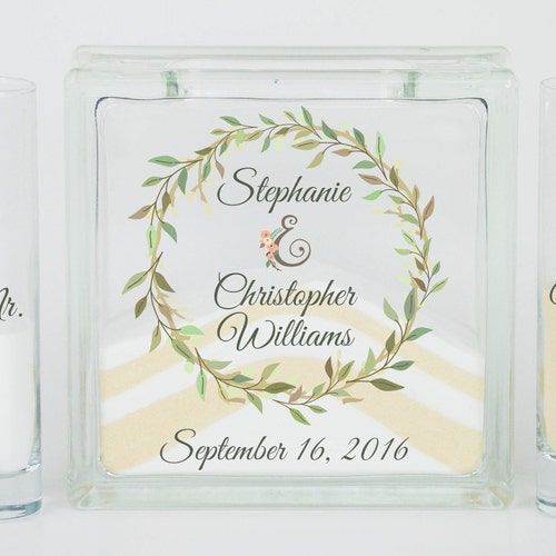 Unity Sand Ceremony Kit Unity Candle Alternative Sand Set - Etsy