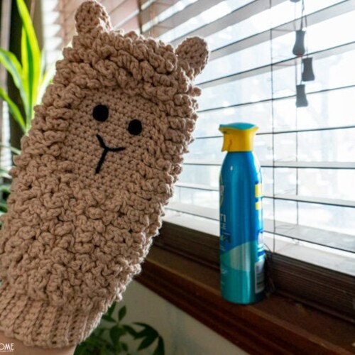 Llama Dusting Mitt CROCHET PATTERN - Etsy