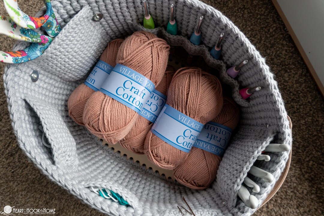 Crochet Yarn Organizer Pattern: PDF Printable, Two Sizes - Etsy