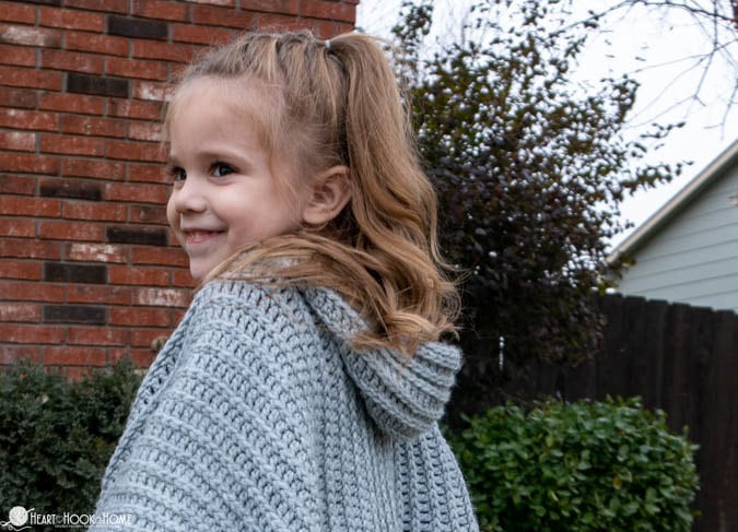 Lori Poncho Crochet Pattern: Hooded Fringe Design for Kids - Etsy