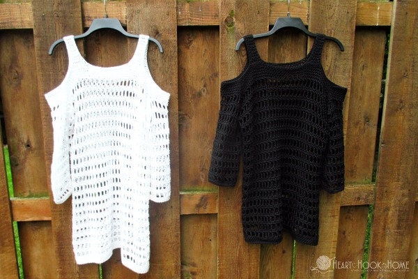 Cold Shoulder Cover up ***crochet Pattern*** - Etsy