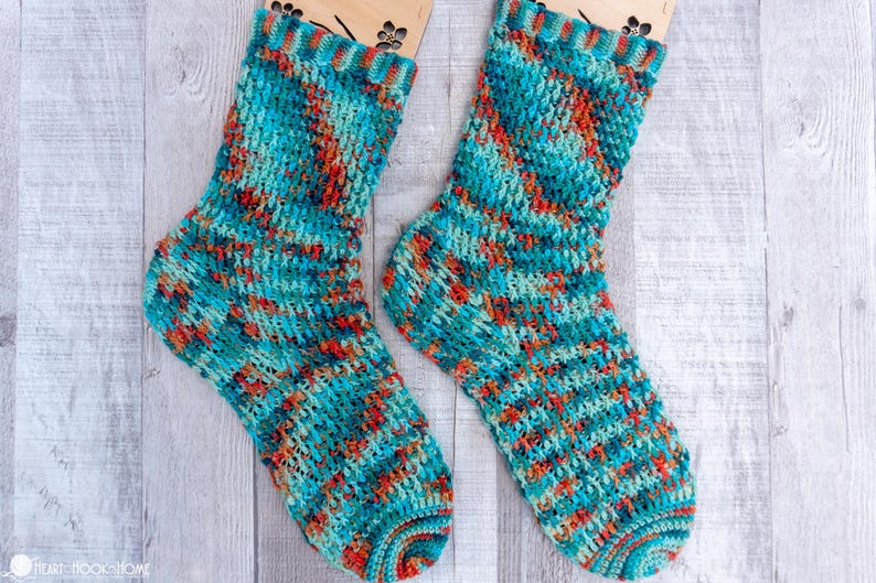 Alpine Socks Crochet Pattern: 5 Sizes (printable PDF) - Etsy