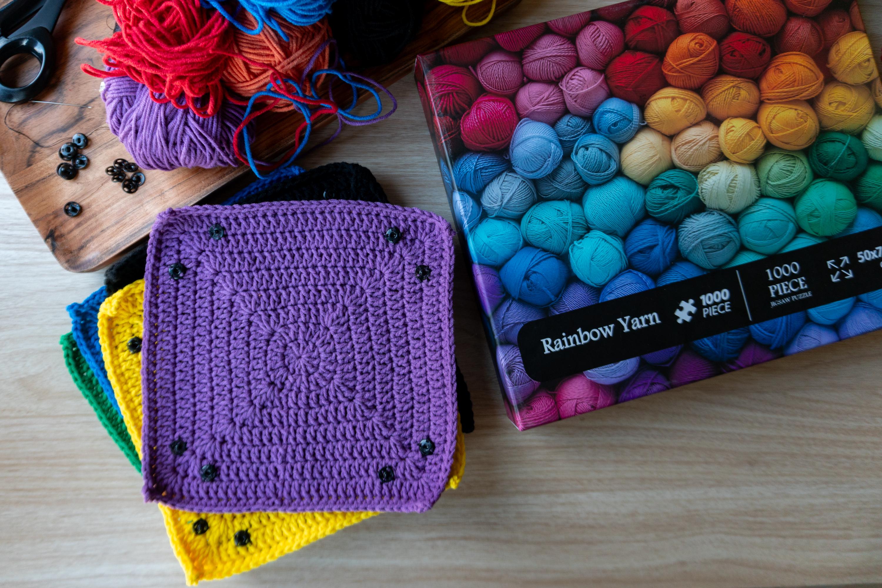 Puzzle Piece Sorter Bowls Crochet Pattern - Etsy