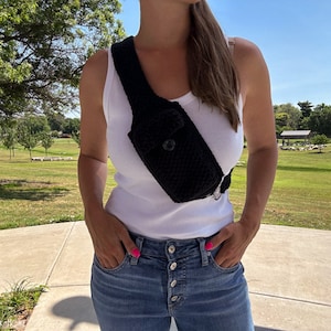 Cross-body Fanny Pack *** CROCHET PATTERN *** - Etsy