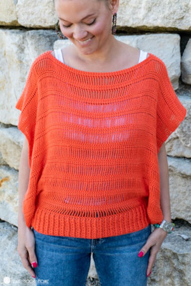 Track Stitch Tunic CROCHET PATTERN - Etsy
