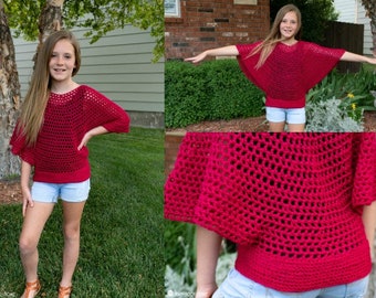 PATTERN Crochet Top Toddler Crop Top PDF Pattern Open Back | Etsy