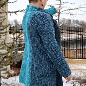 Vertical Row Blanket Cardigan ***CROCHET PATTERN*** - Etsy