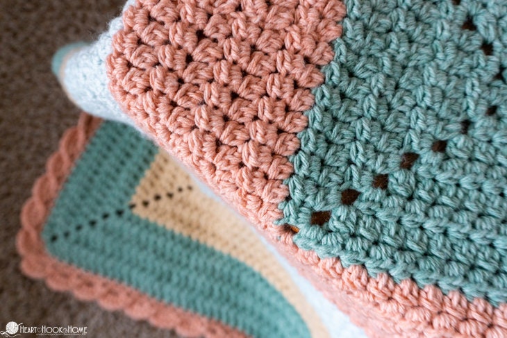 Pique-a-boo Baby Blanket ***CROCHET PATTERN*** - Etsy