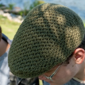 Scally Cap Crochet Pattern: Adult Flat Top Hat (PDF Pattern) - Etsy