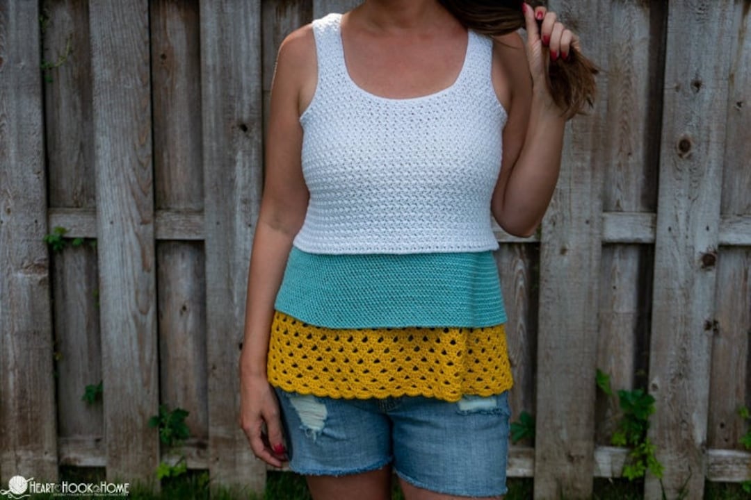 Perfect Parfait Tank CROCHET PATTERN - Etsy