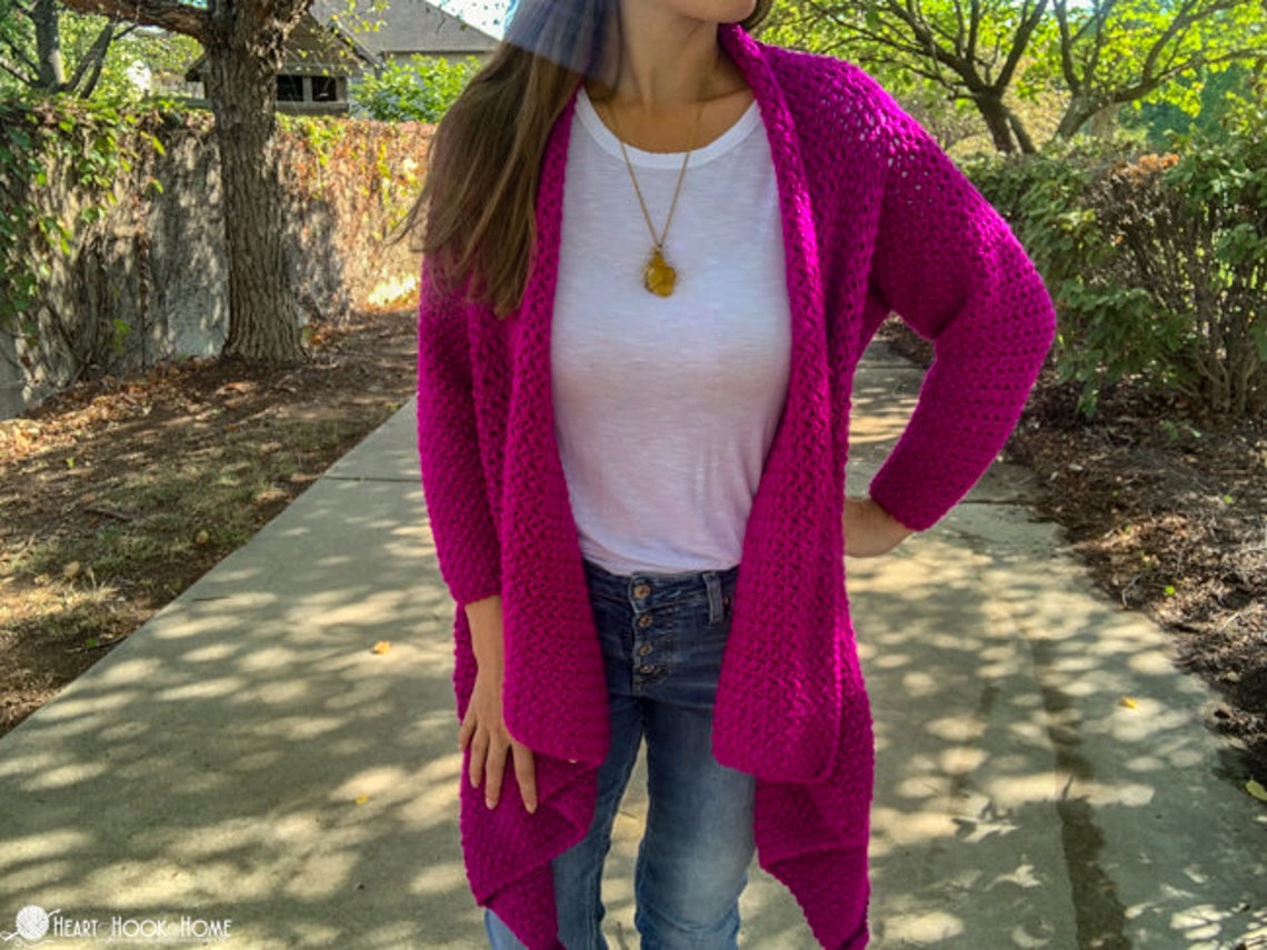 The Elizabeth Cardigan ***CROCHET PATTERN*** - Etsy
