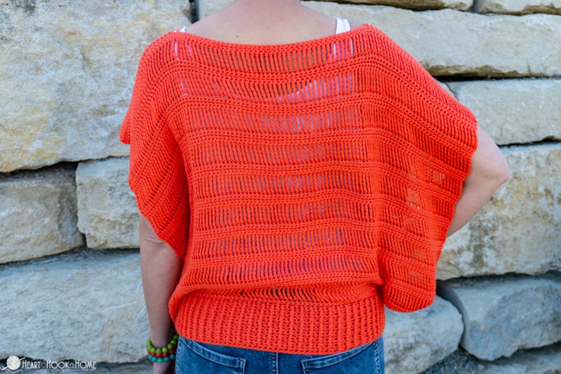 Track Stitch Tunic CROCHET PATTERN - Etsy