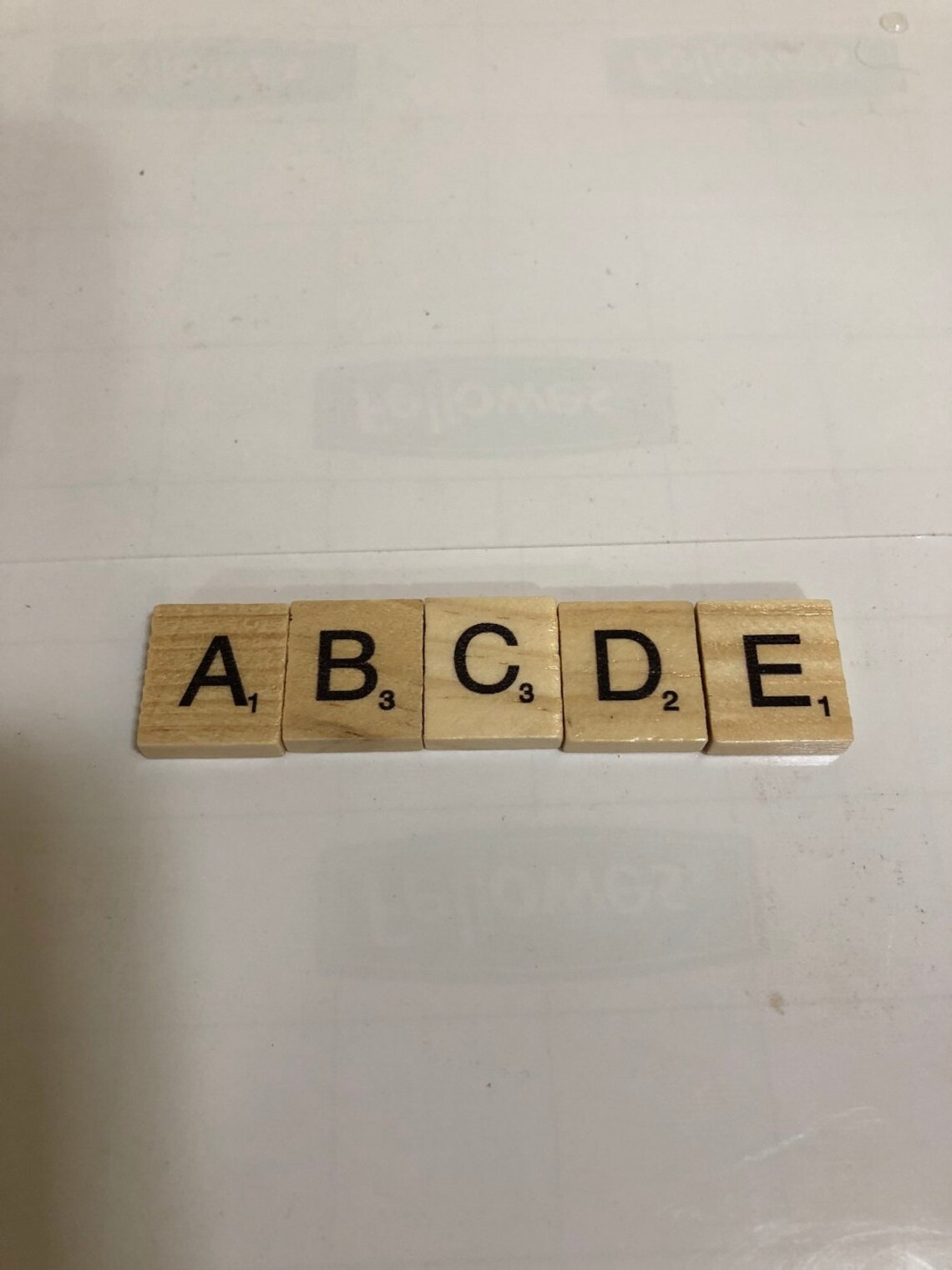 Wood Scrabble Tile Set 100 Tiles - Etsy
