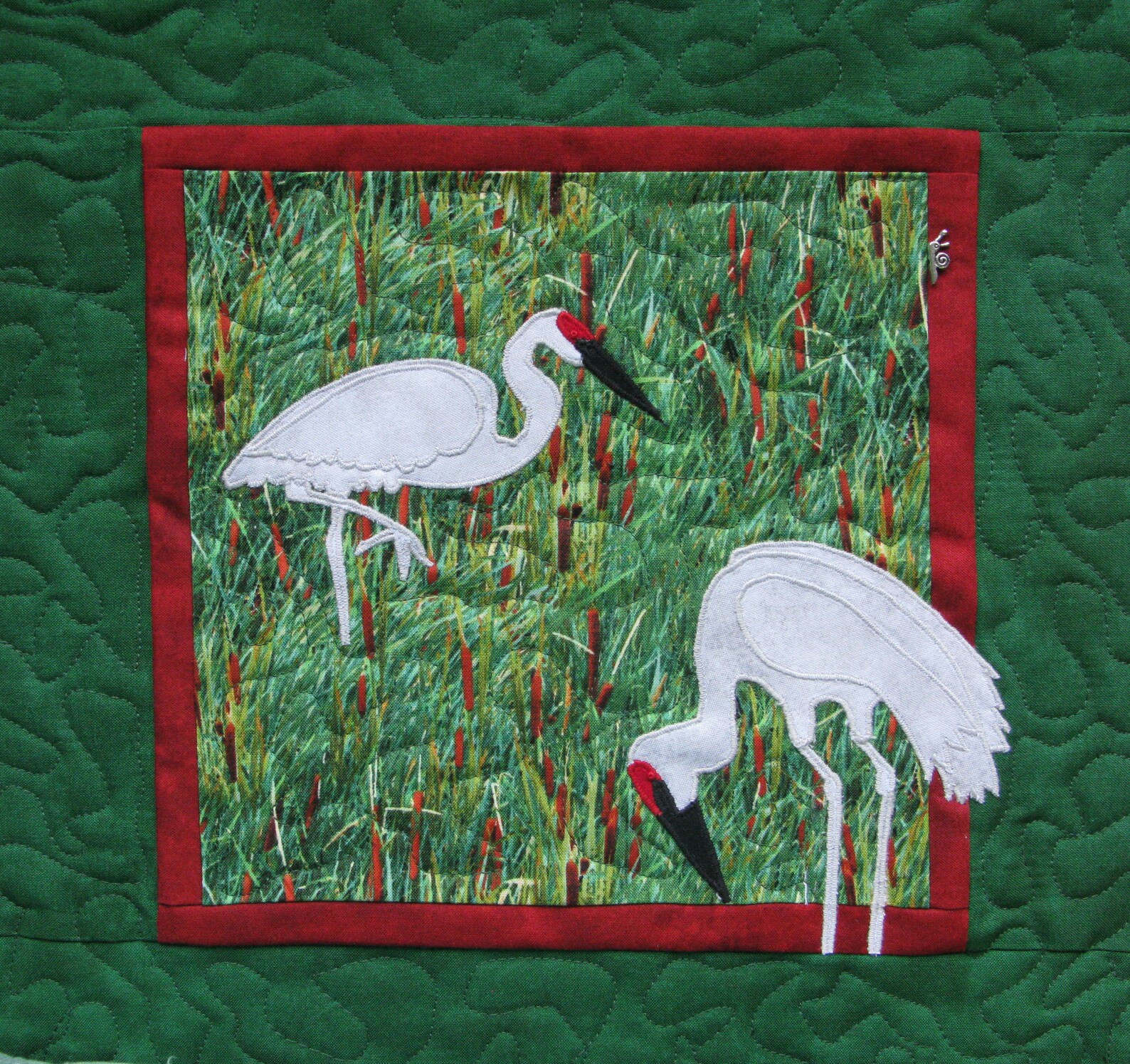 Crane Pattern 12.5" X 12.5" - Etsy
