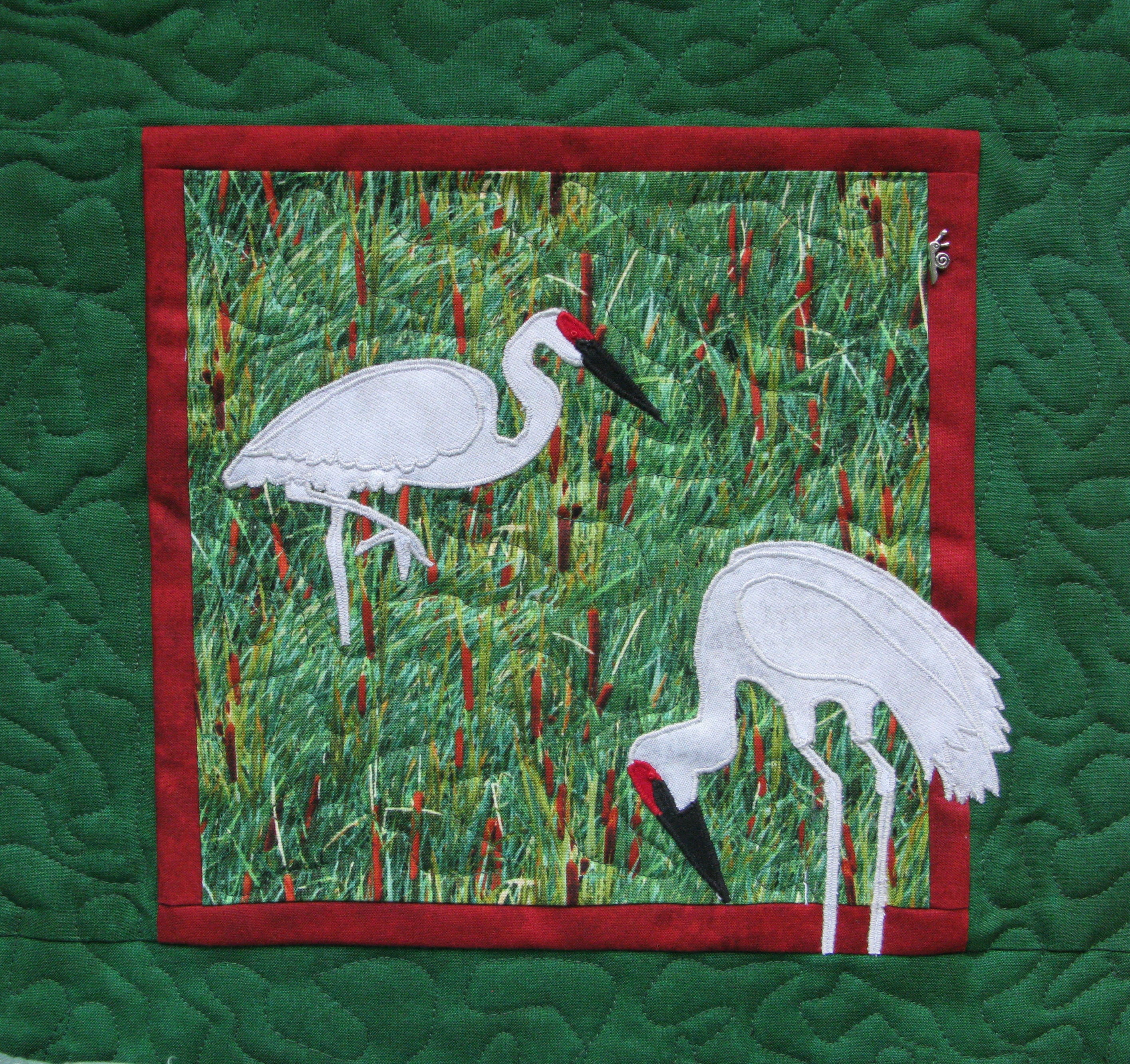Crane Pattern 12.5" X 12.5" - Etsy
