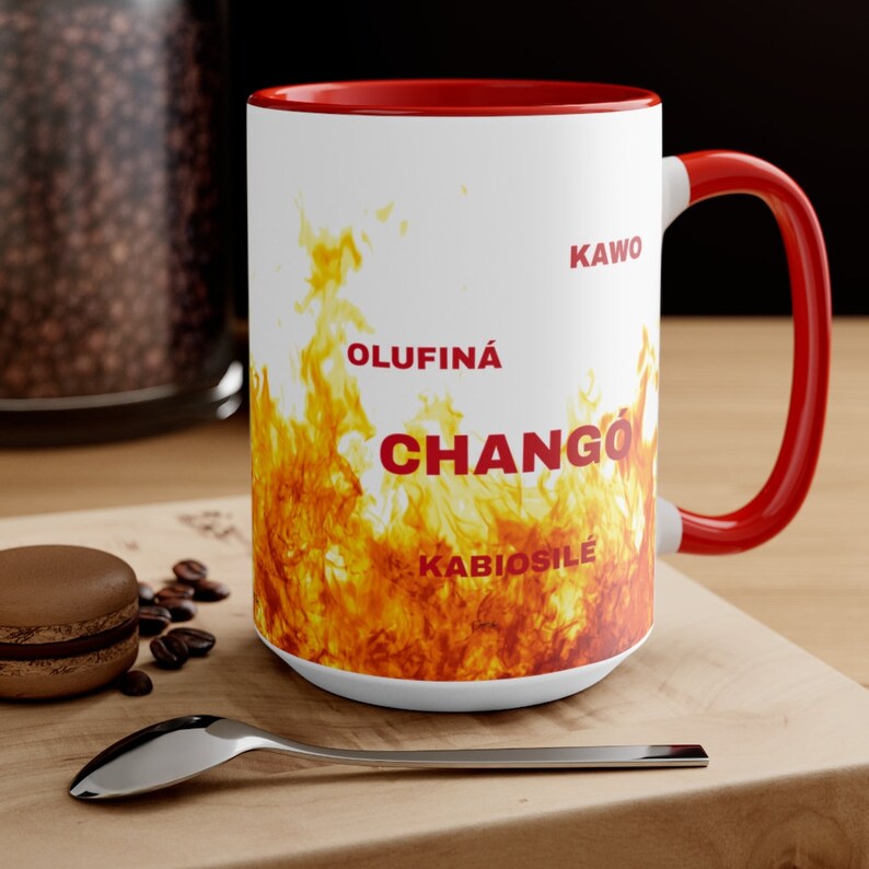 CHANGÓ Blaze Accent Mug - Etsy