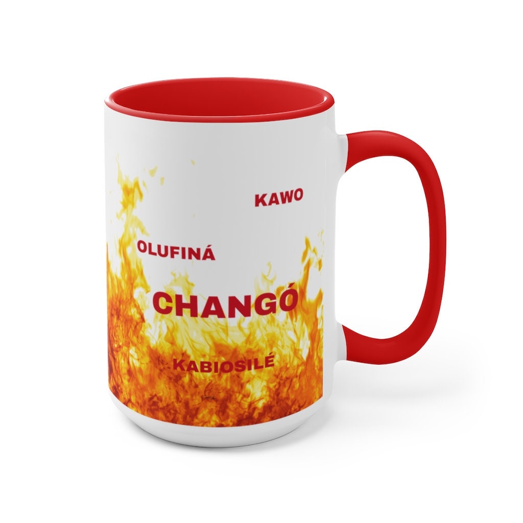 CHANGÓ Blaze Accent Mug - Etsy