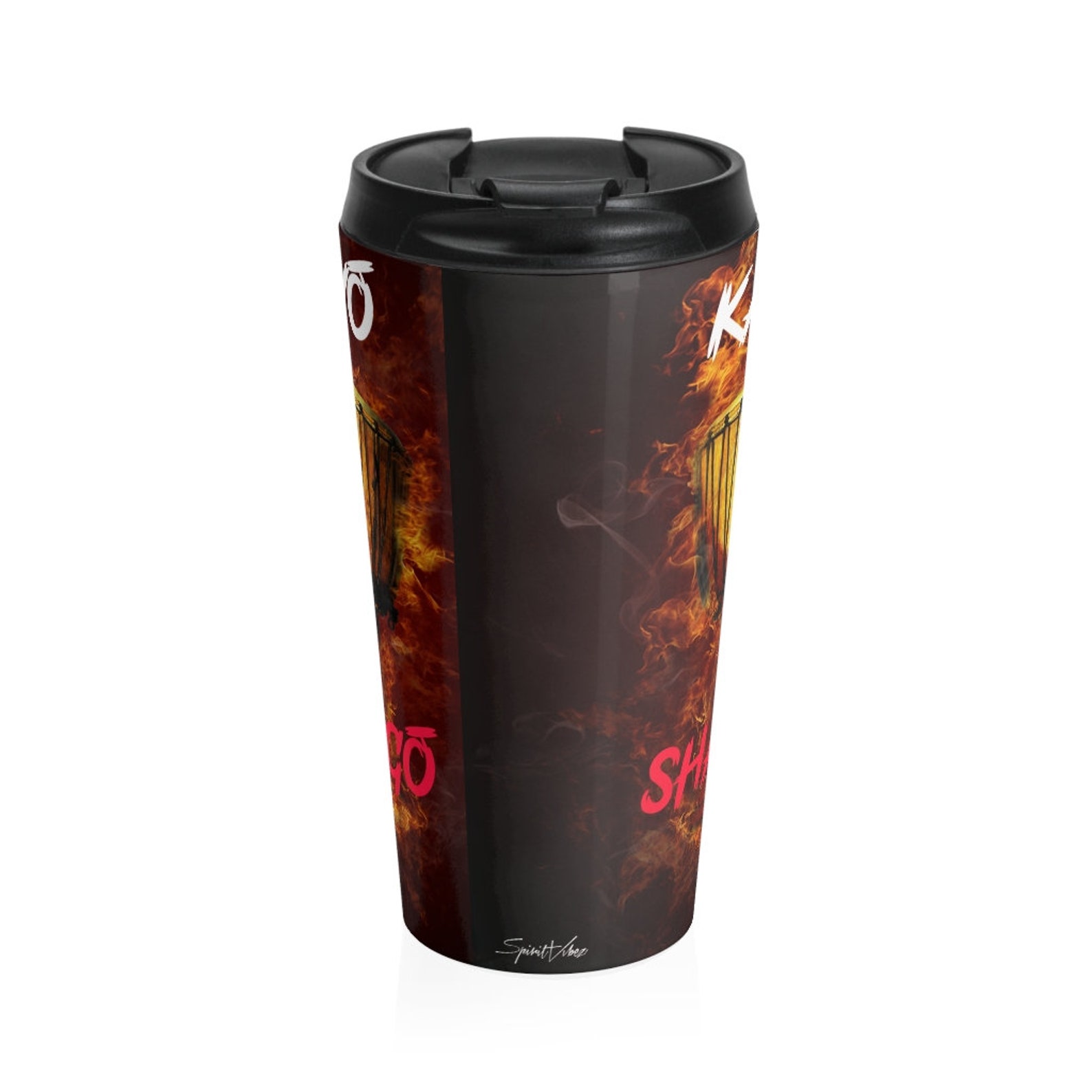 Shango's Drum on Fire Stainless Travel Mug - Etsy